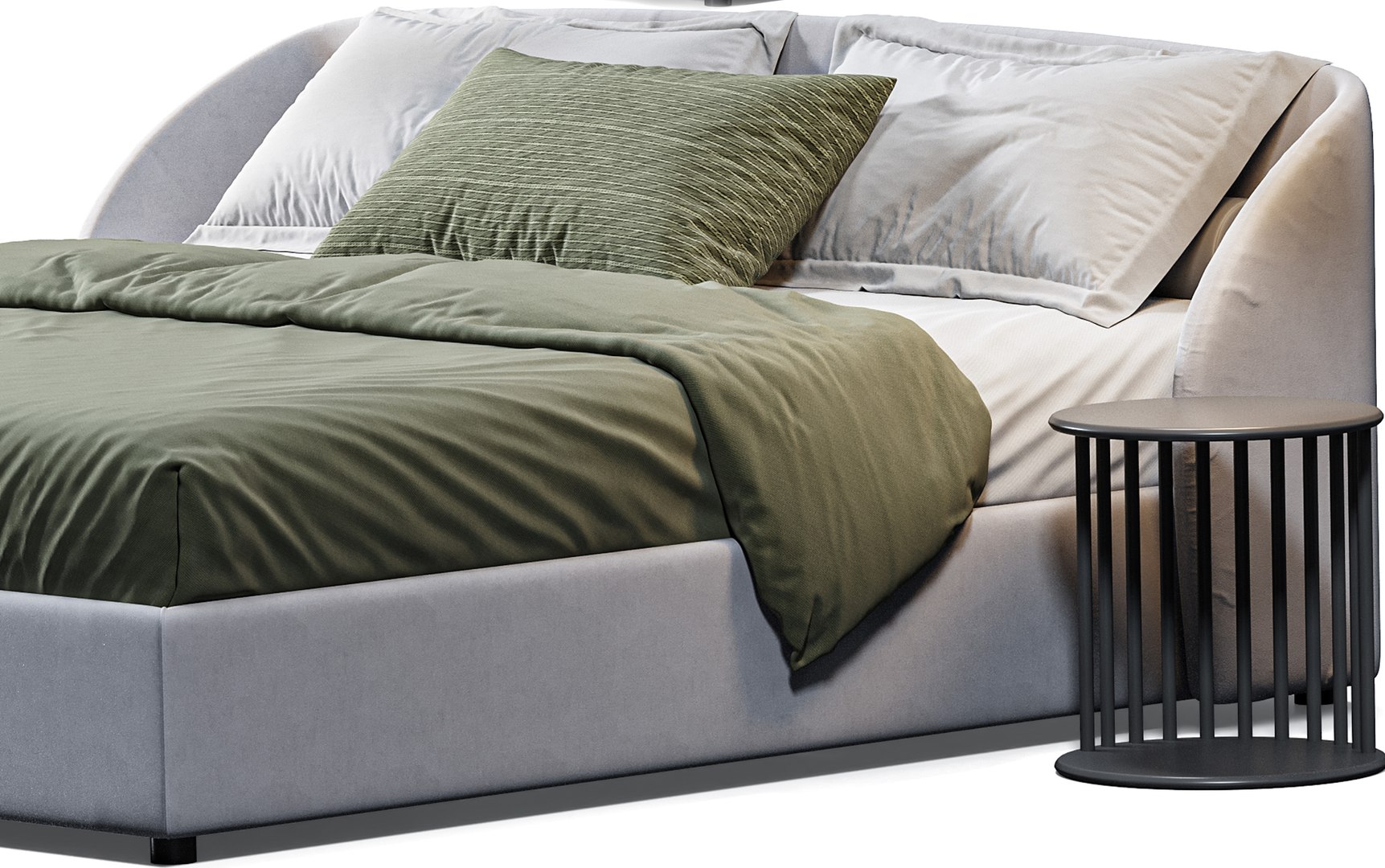 King Bed Celine Flou 3D Model - TurboSquid 2054062