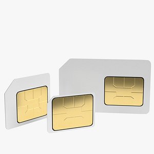 SIM卡3D模型下载| TurboSquid