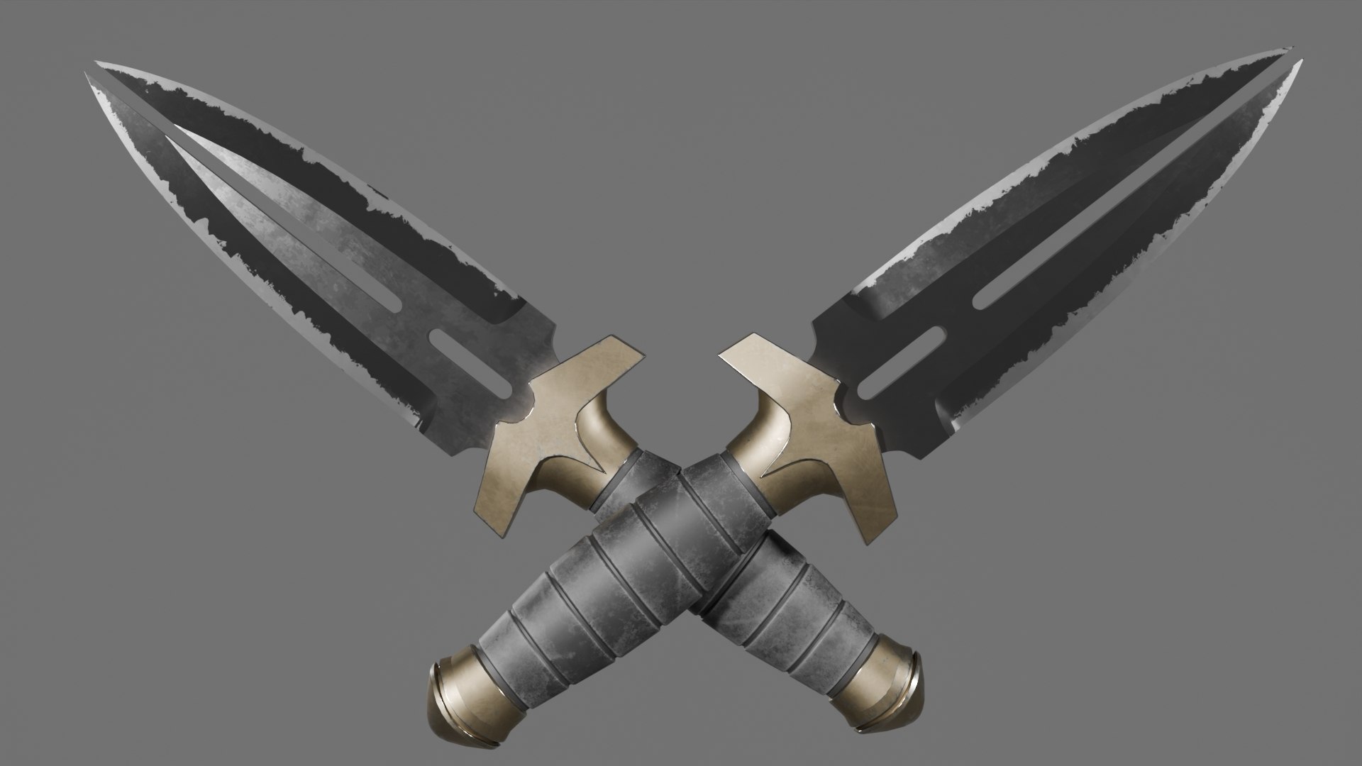 Split Blade Knife 3D Model - TurboSquid 2303273