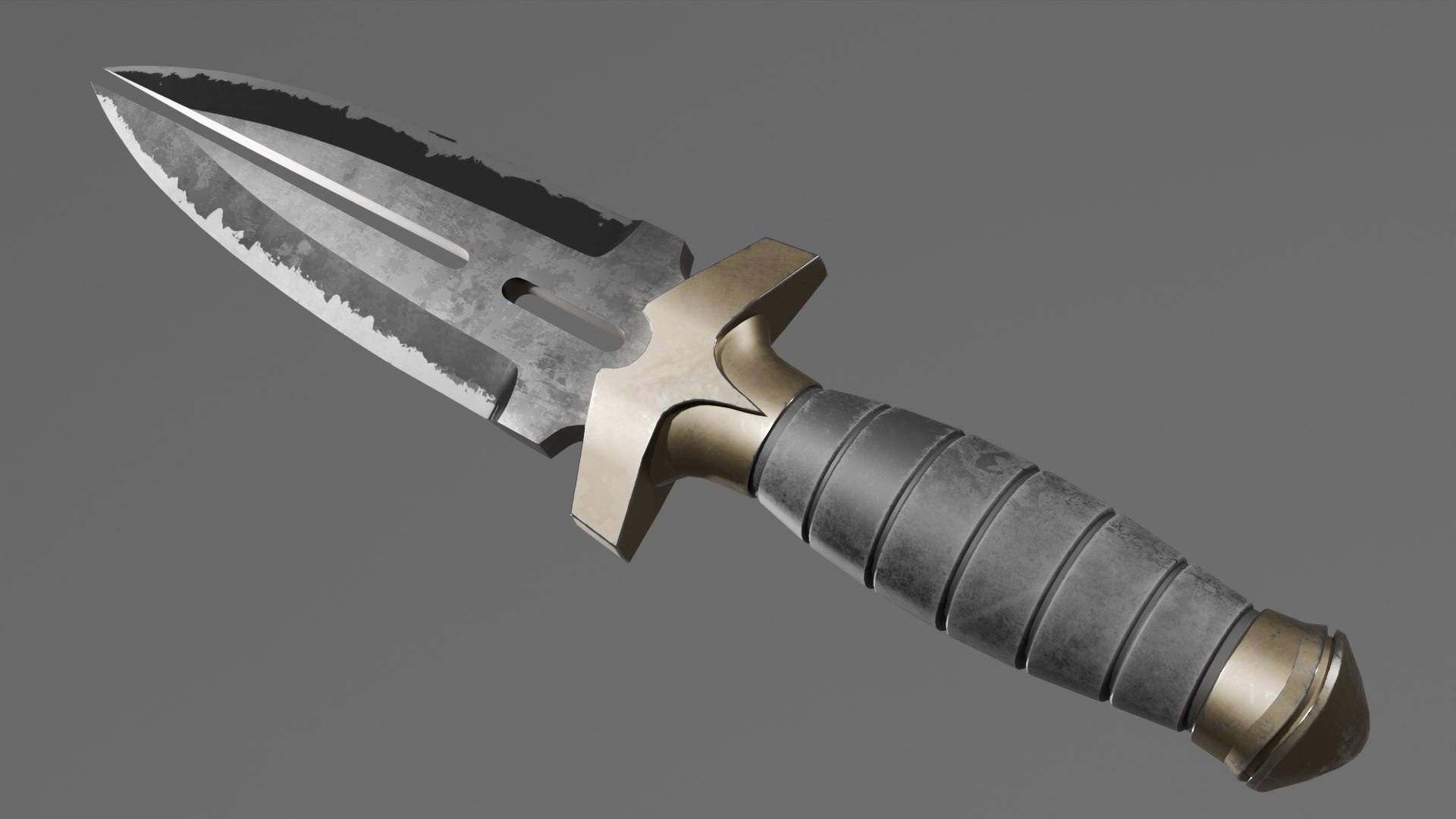 Split Blade Knife 3D Model - TurboSquid 2303273