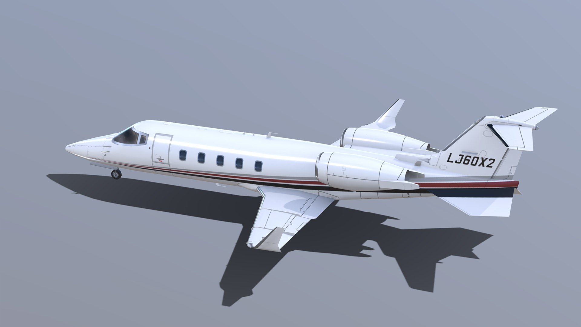 3D Bombardier Learjet 60 - TurboSquid 2217972