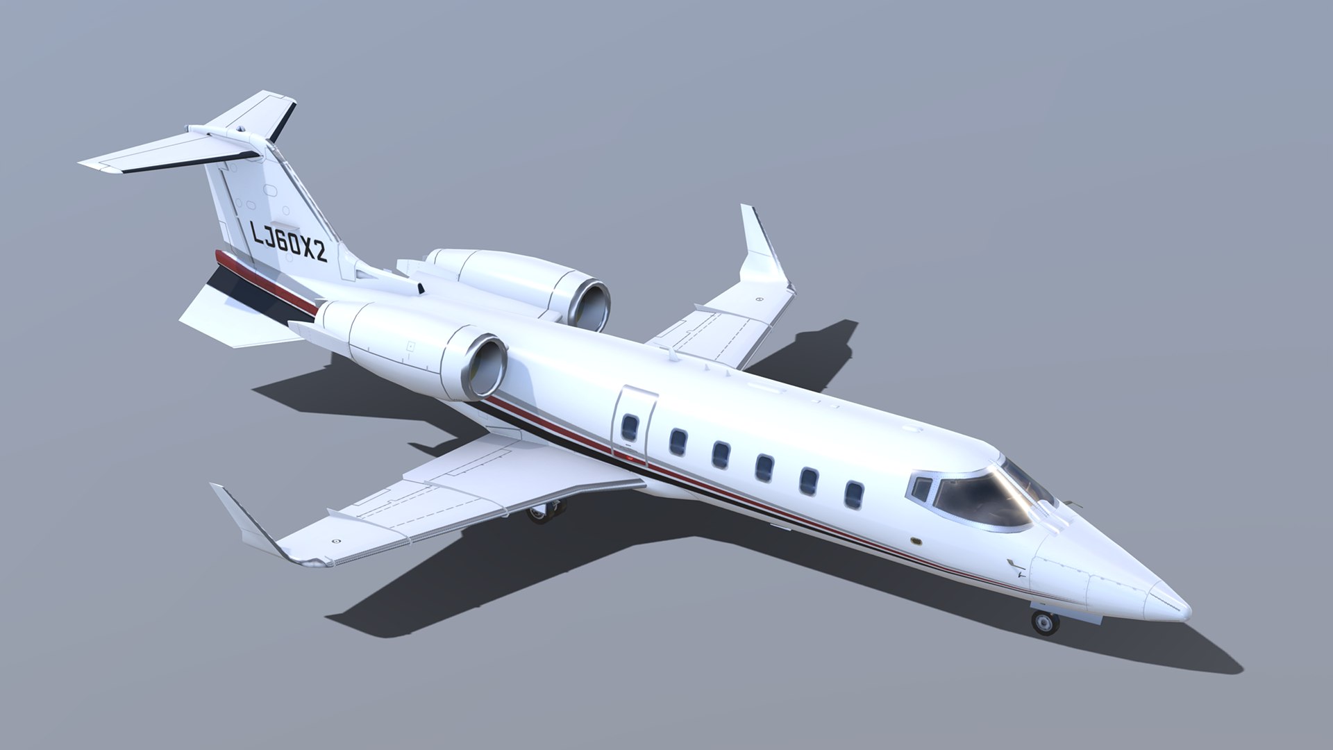 3D Bombardier Learjet 60 - TurboSquid 2217972