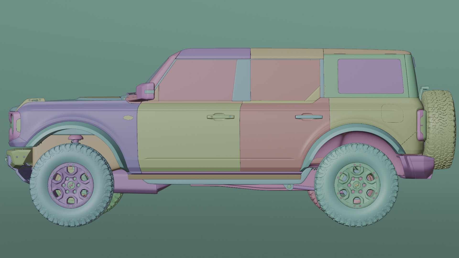 Ford Bronco 3D Model - TurboSquid 2324415
