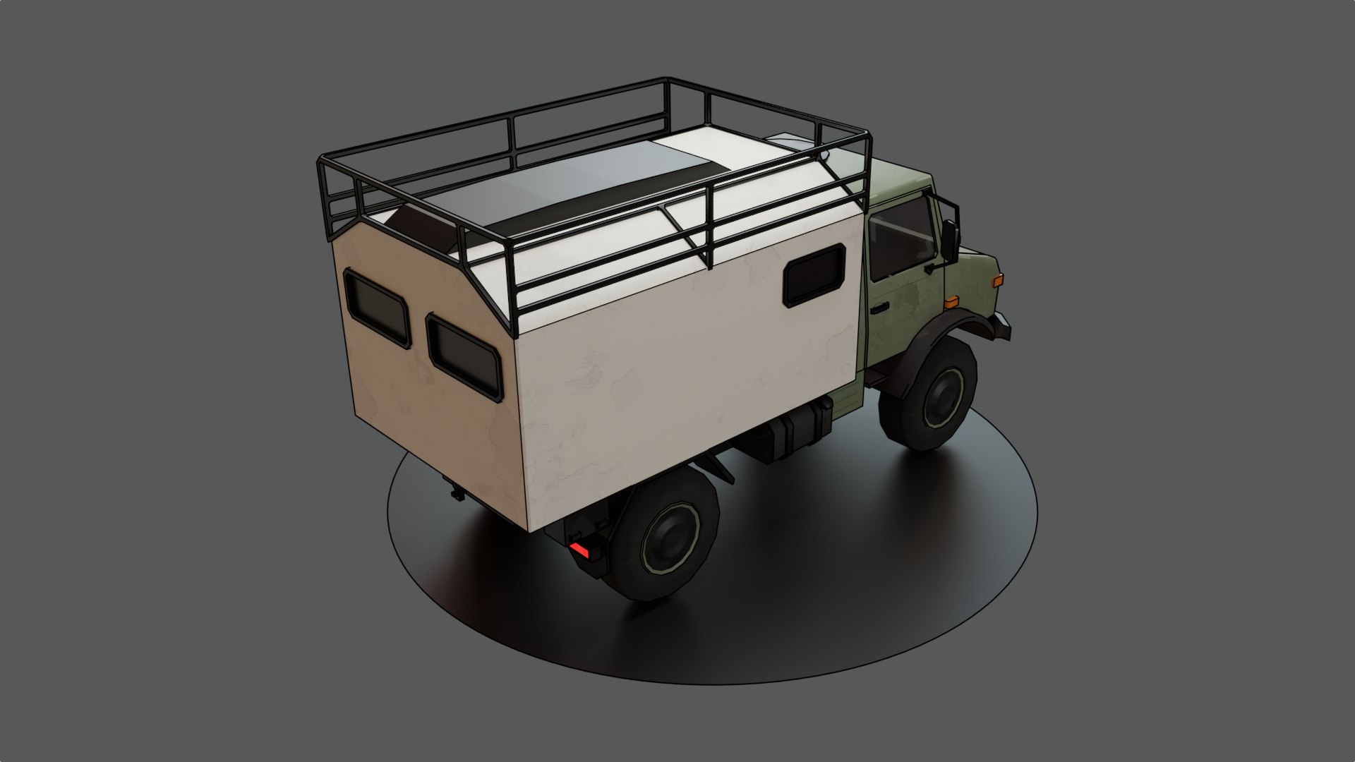 3D Mercedes Benz Unimog 4x4 Cartoon - TurboSquid 2192124