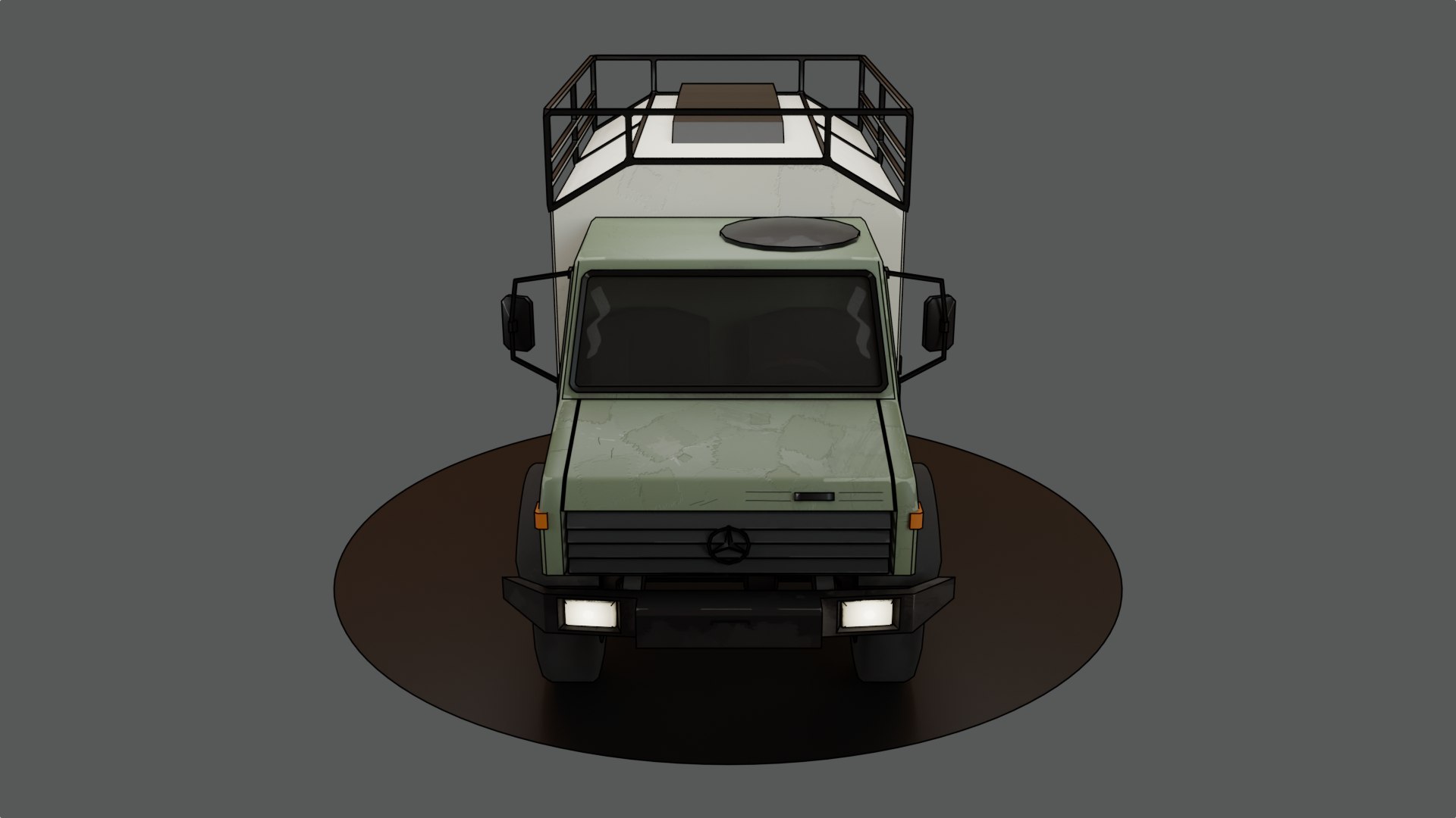 3D Mercedes Benz Unimog 4x4 Cartoon - TurboSquid 2192124