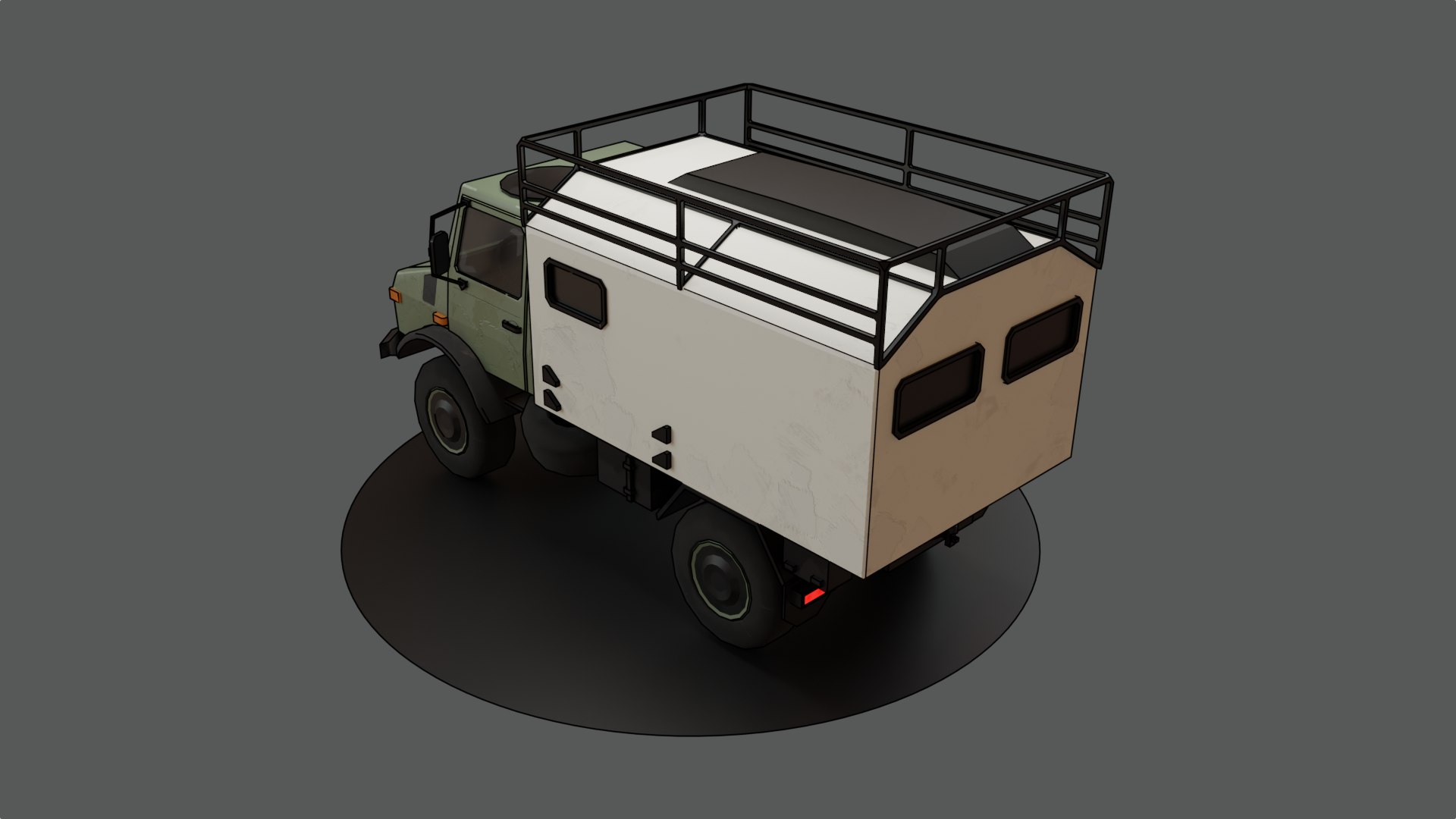 3D Mercedes Benz Unimog 4x4 Cartoon - TurboSquid 2192124