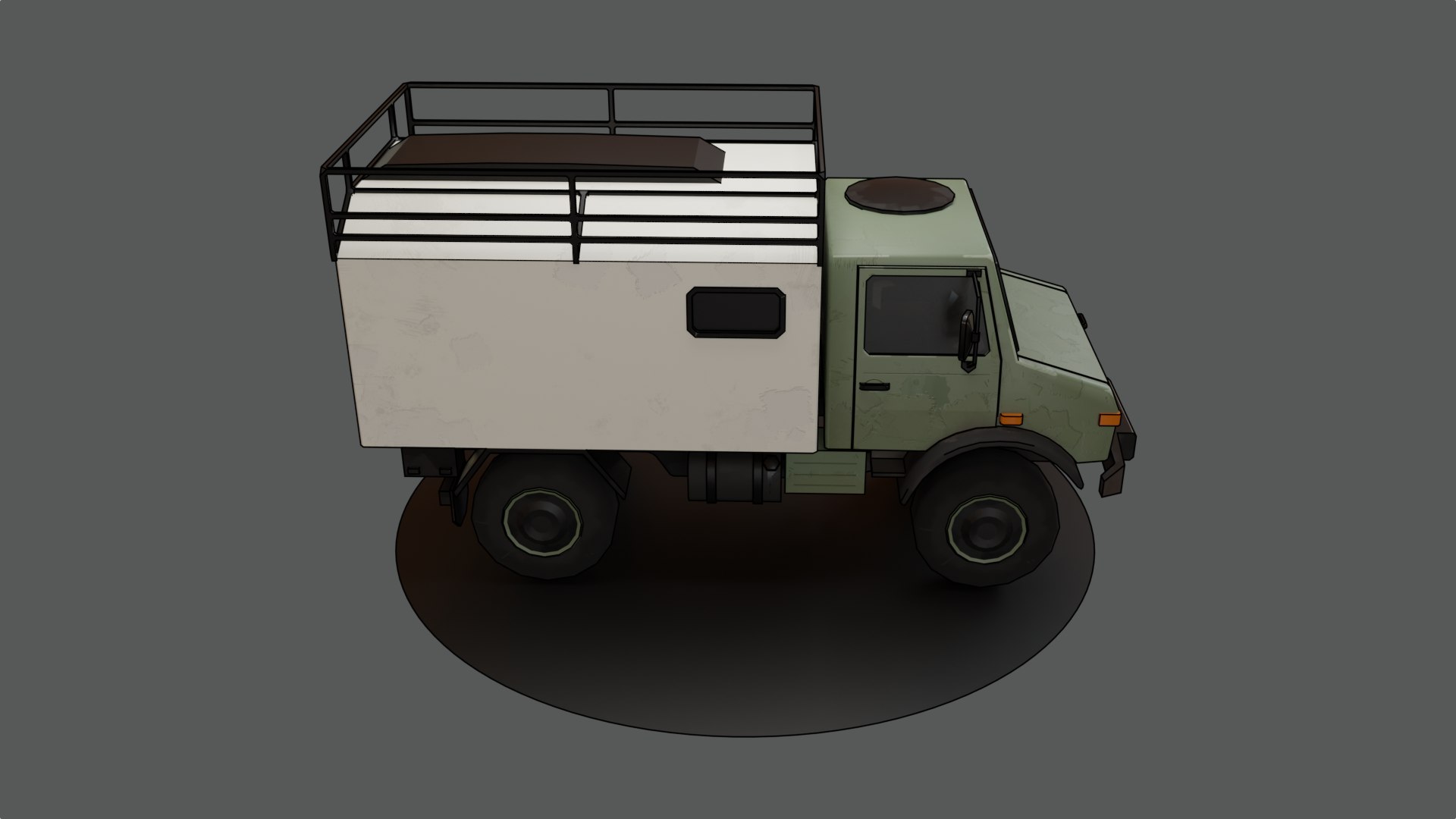 3D Mercedes Benz Unimog 4x4 Cartoon - TurboSquid 2192124