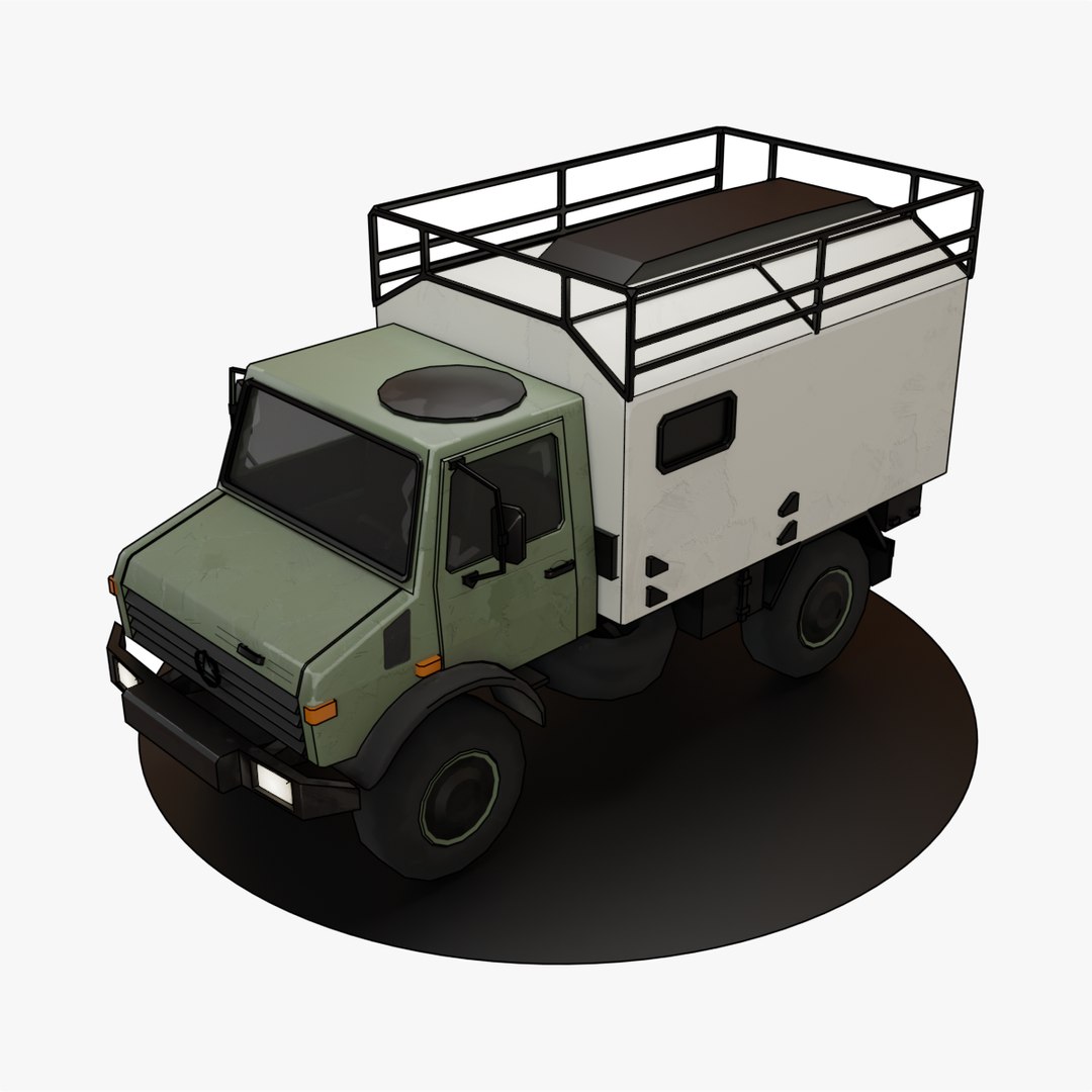 3D Mercedes Benz Unimog 4x4 Cartoon - TurboSquid 2192124