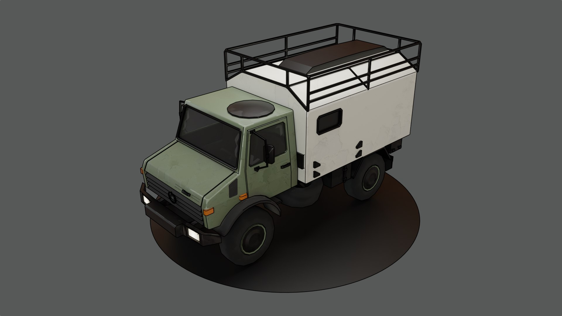 3D Mercedes Benz Unimog 4x4 Cartoon - TurboSquid 2192124