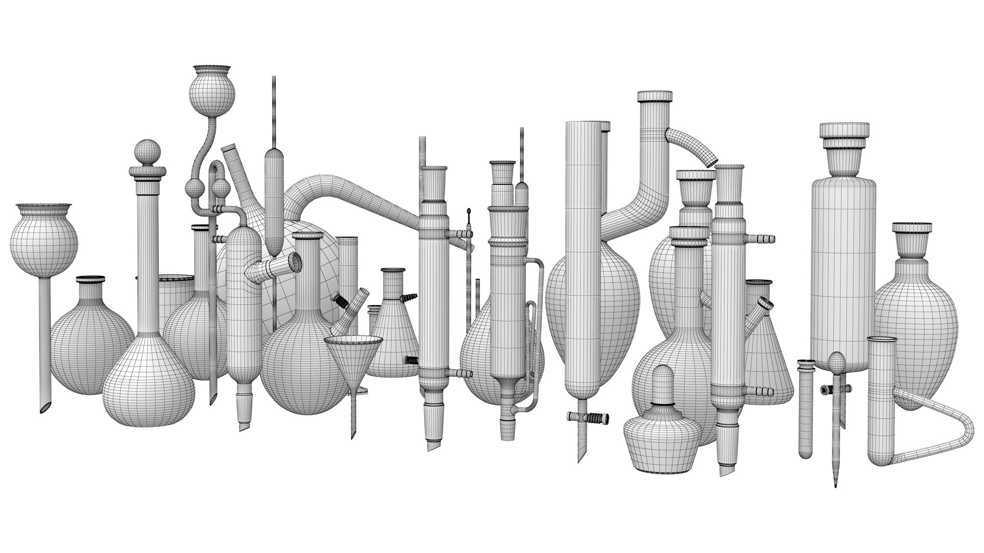 33 Laboratory Glasswares 3D Model 3D Model - TurboSquid 2393068