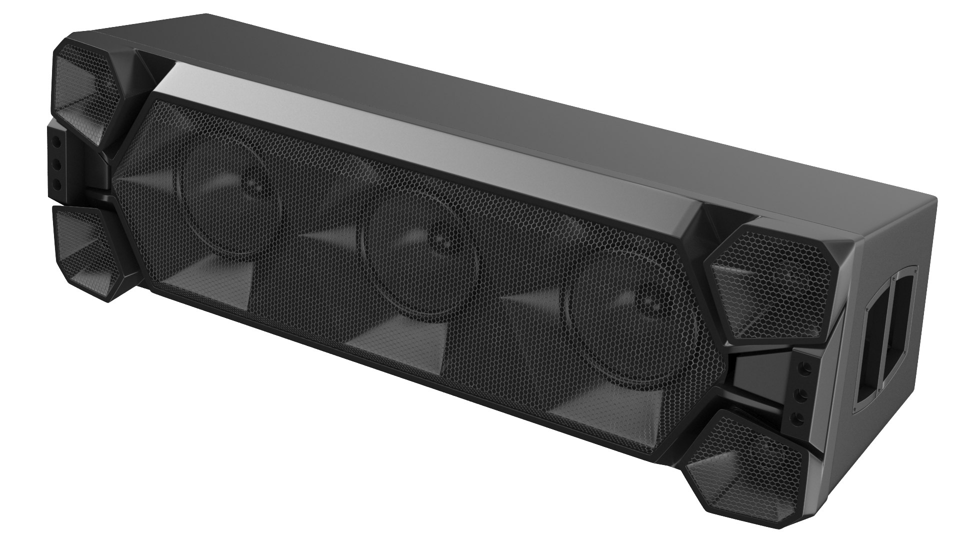 3D Model Detailed Ground Speaker System - TurboSquid 1993025