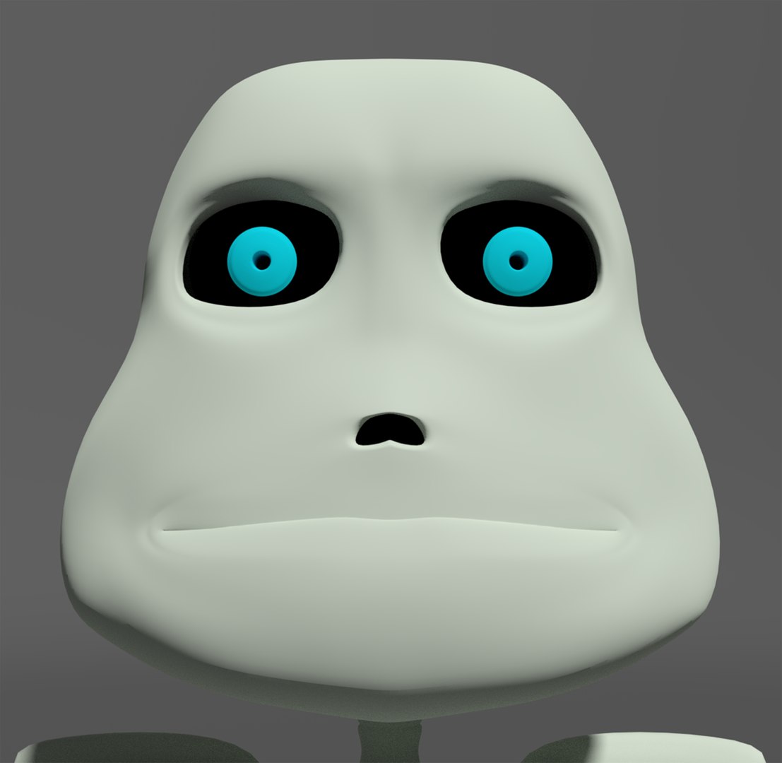 Cartoon Skeleton 3d Model