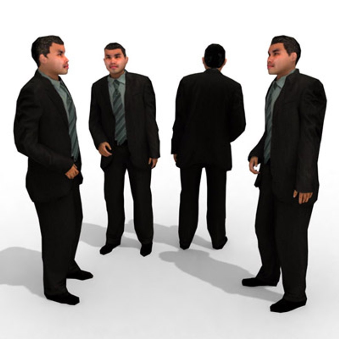 - Business Male Person 3ds