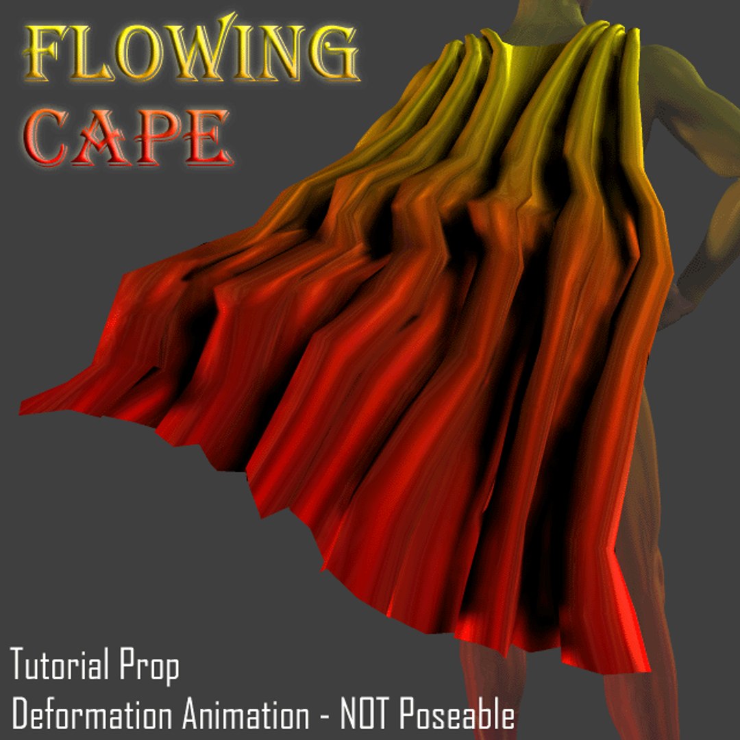 Cape Effects Poser 3d Model