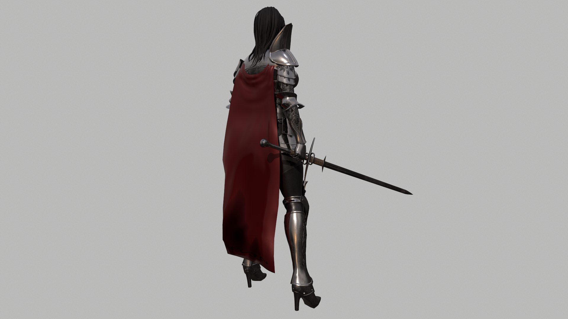 Female Knight 3D Model - TurboSquid 2014699