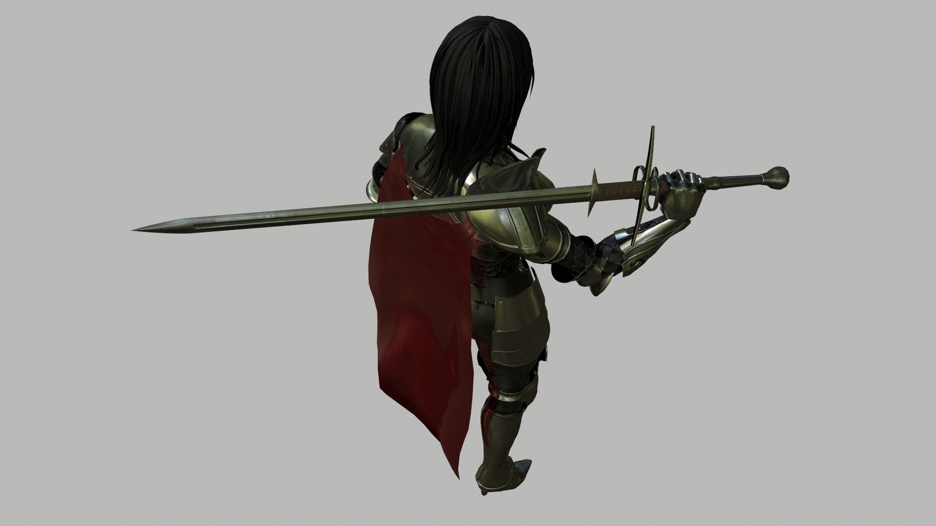 Female Knight 3D Model - TurboSquid 2014699