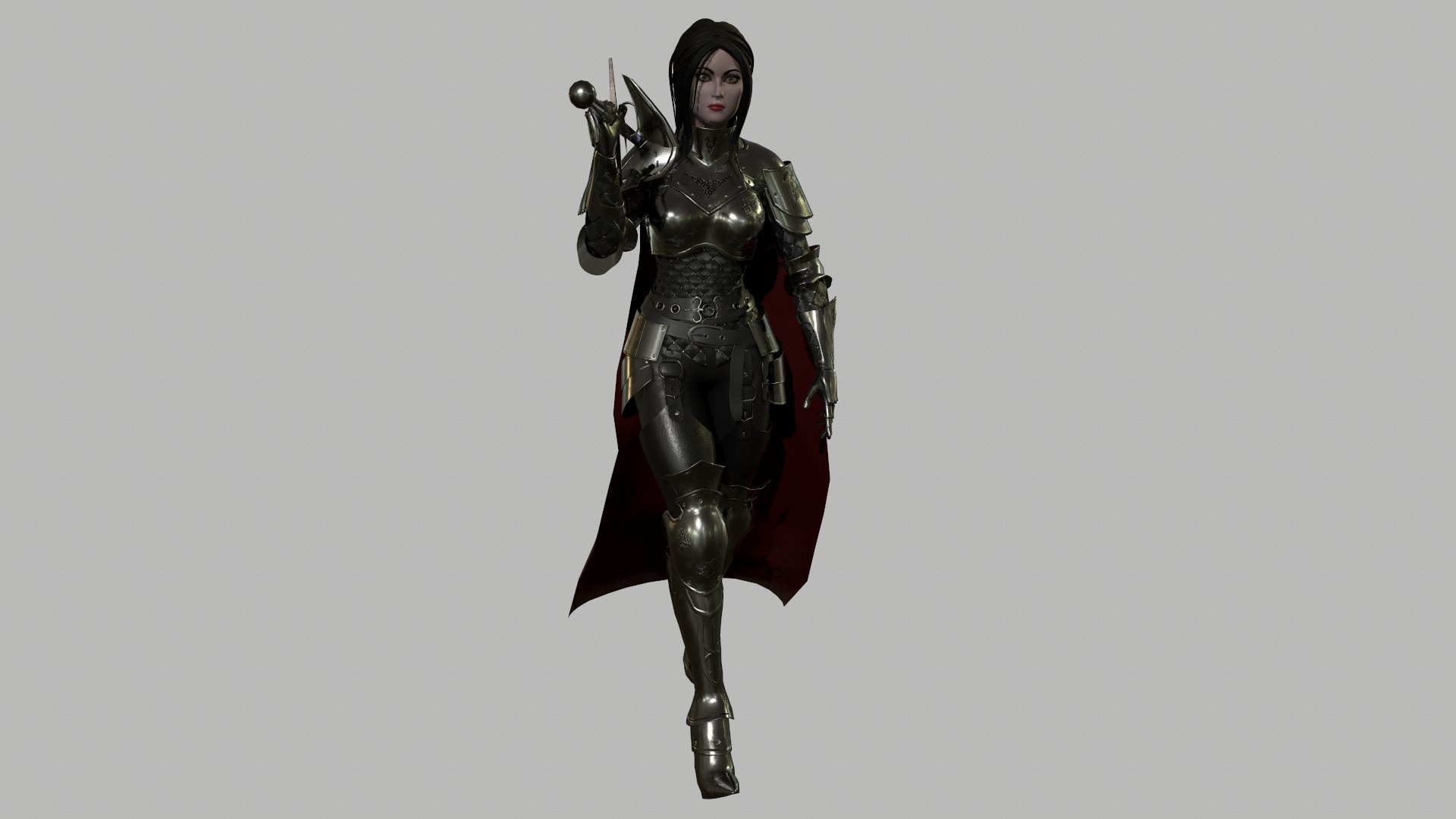 Female Knight 3D Model - TurboSquid 2014699