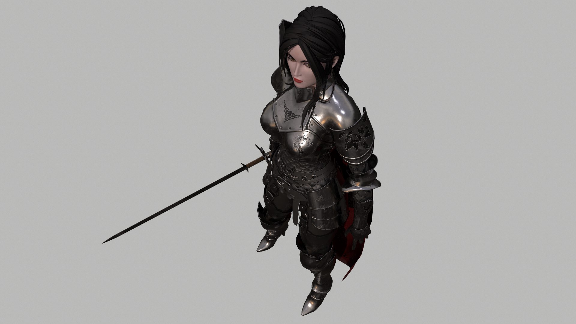 Female Knight 3D Model - TurboSquid 2014699