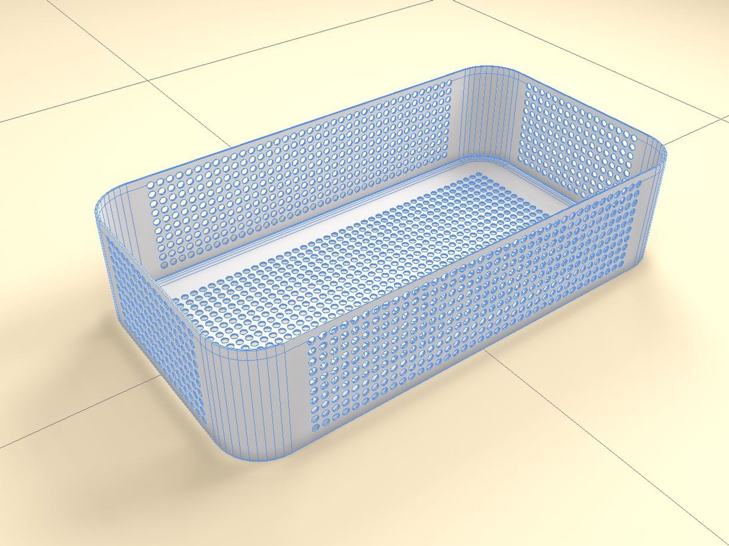 Medical Tool Tray 3d Model
