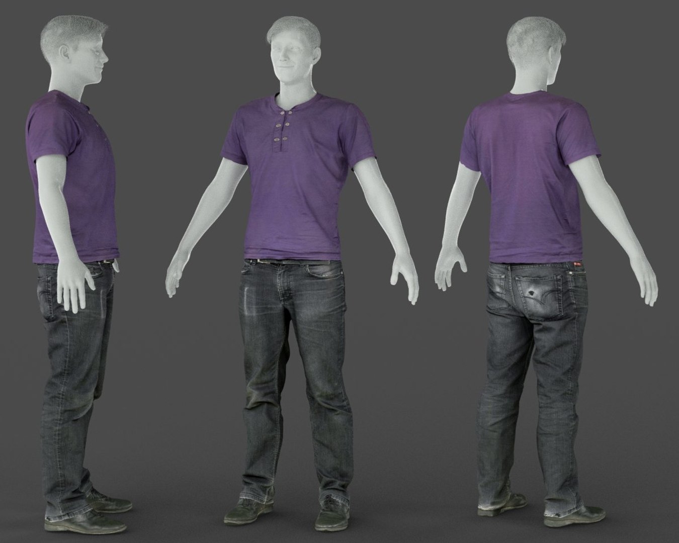 3D Male Clothing Outfit Model - TurboSquid 1329803