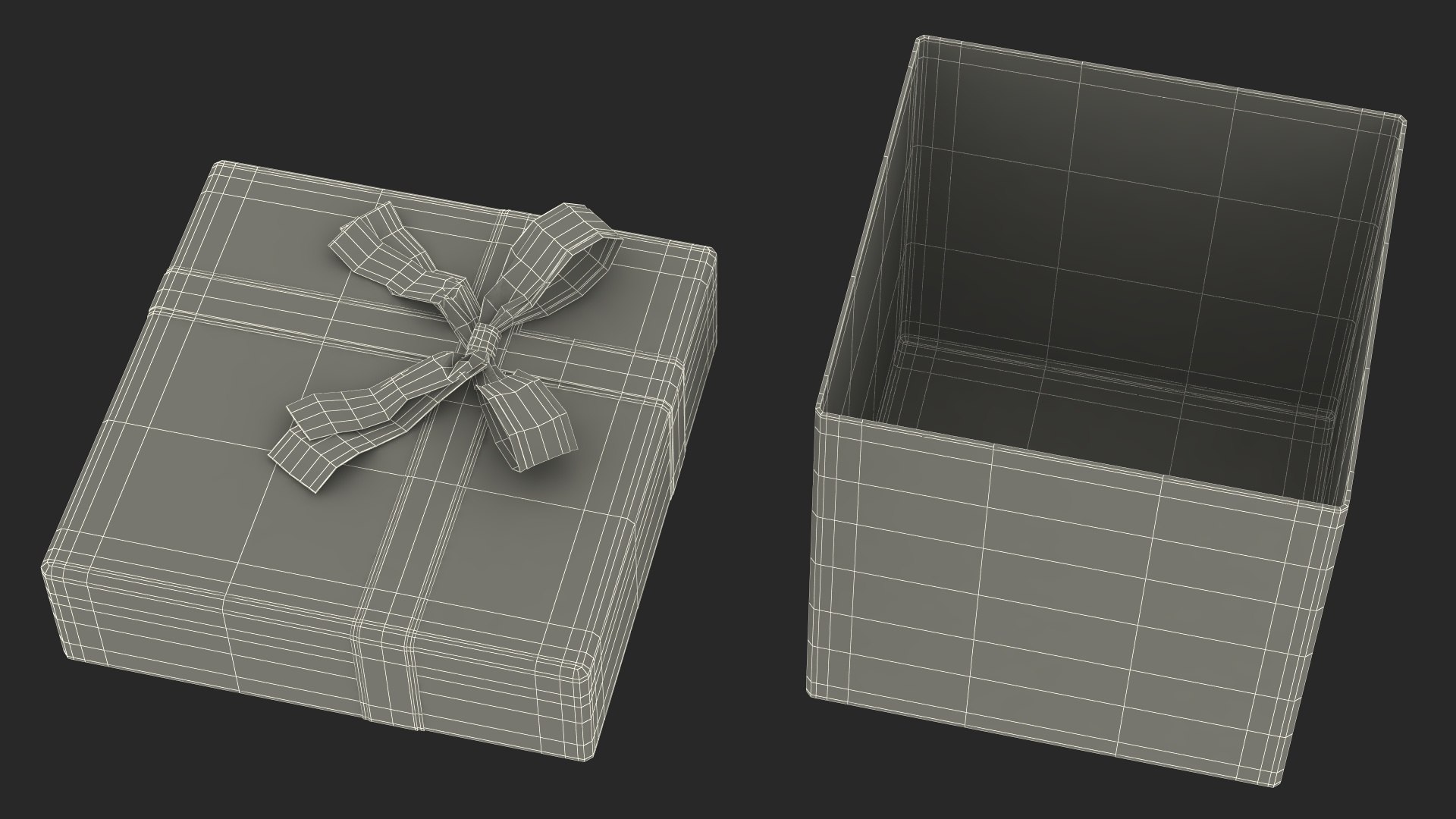 Gift Box With Ribbon 3D Model - TurboSquid 2243496