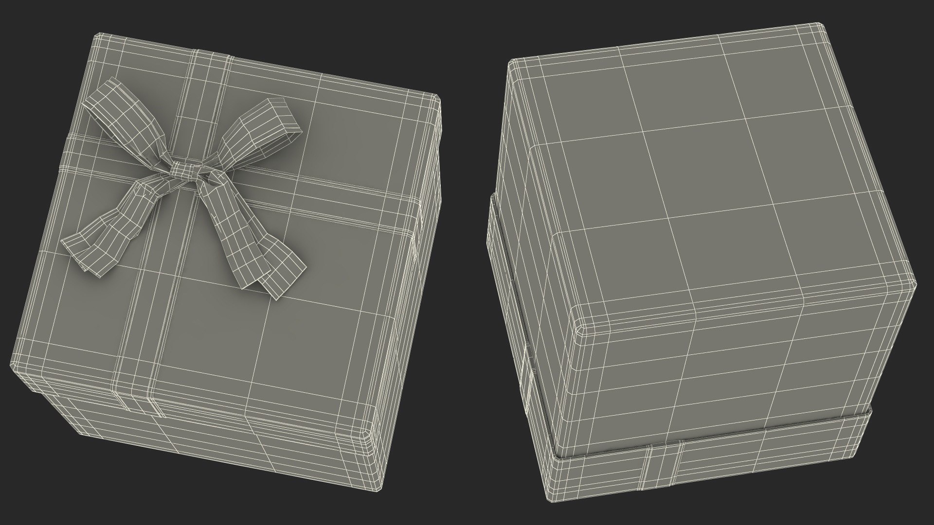 Gift Box With Ribbon 3D Model - TurboSquid 2243496