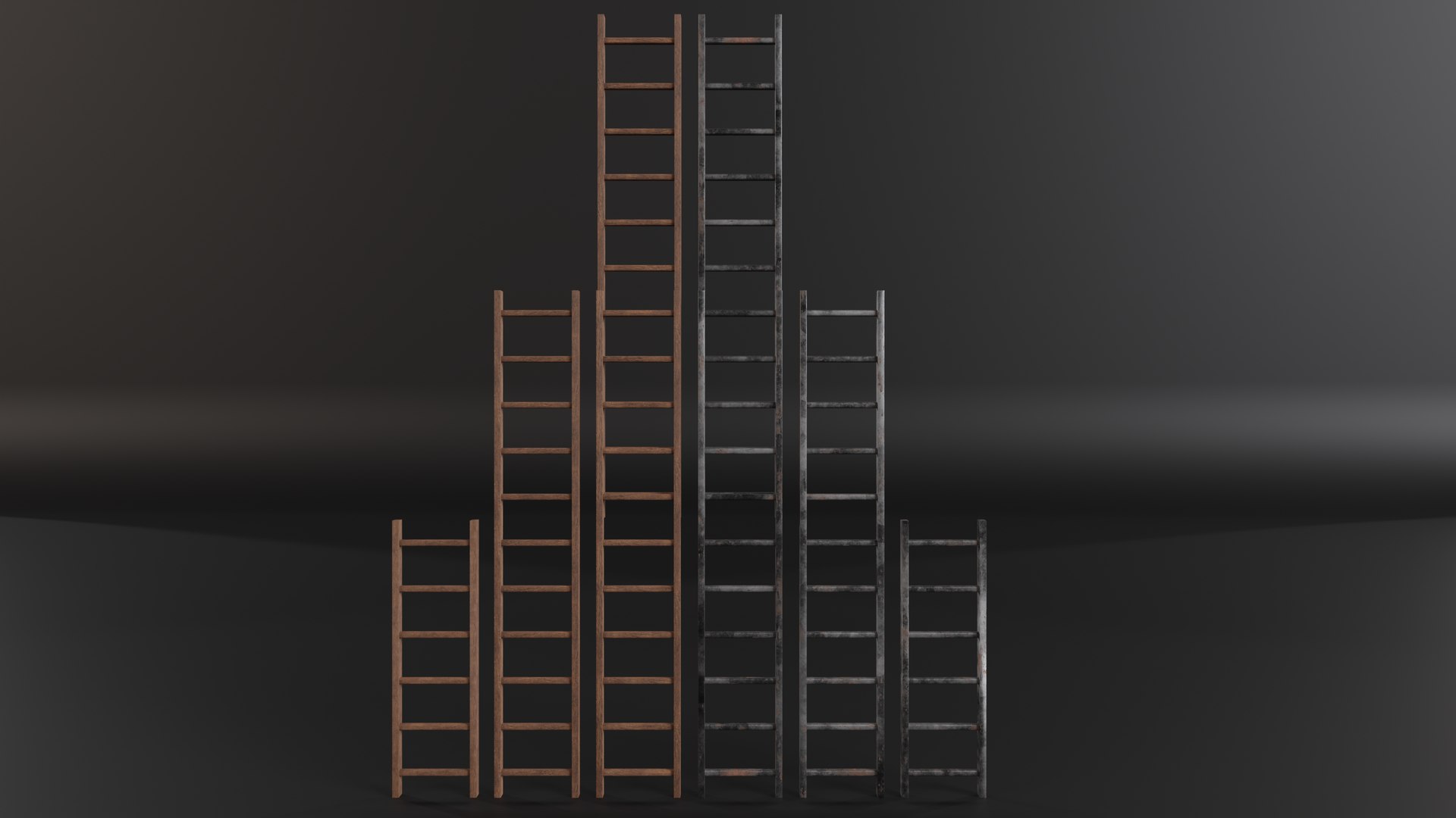 3D Ladder Pack Model - TurboSquid 2209961