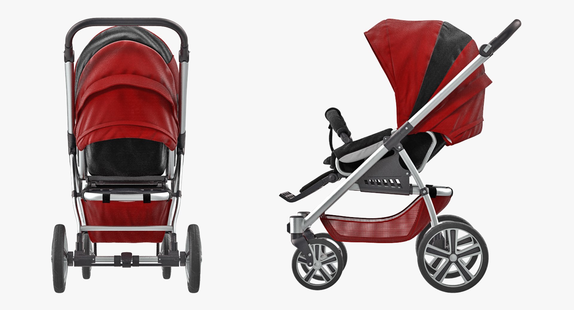3D Baby Strollers Collection 3 model - TurboSquid 2117463