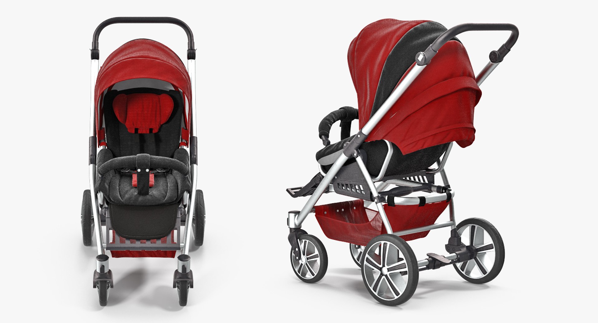 3D Baby Strollers Collection 3 model - TurboSquid 2117463