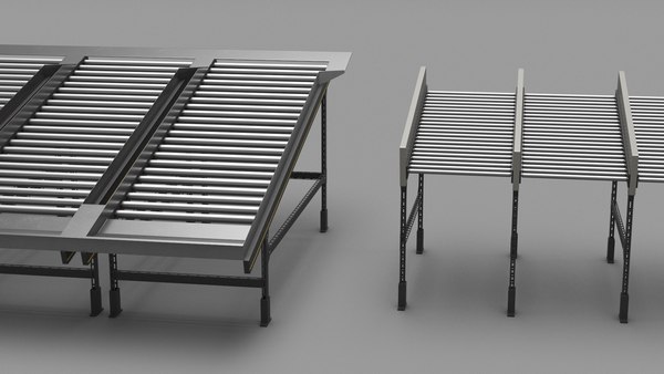 modelo 3d Mesa transportadora de rodillos - TurboSquid 2324158