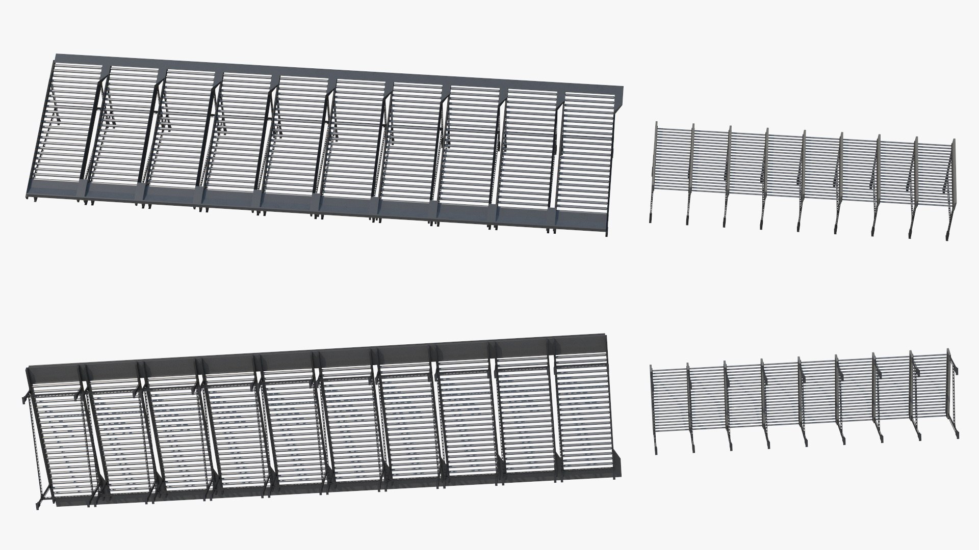 Conveyor Roller Table 3D Model - TurboSquid 2324158