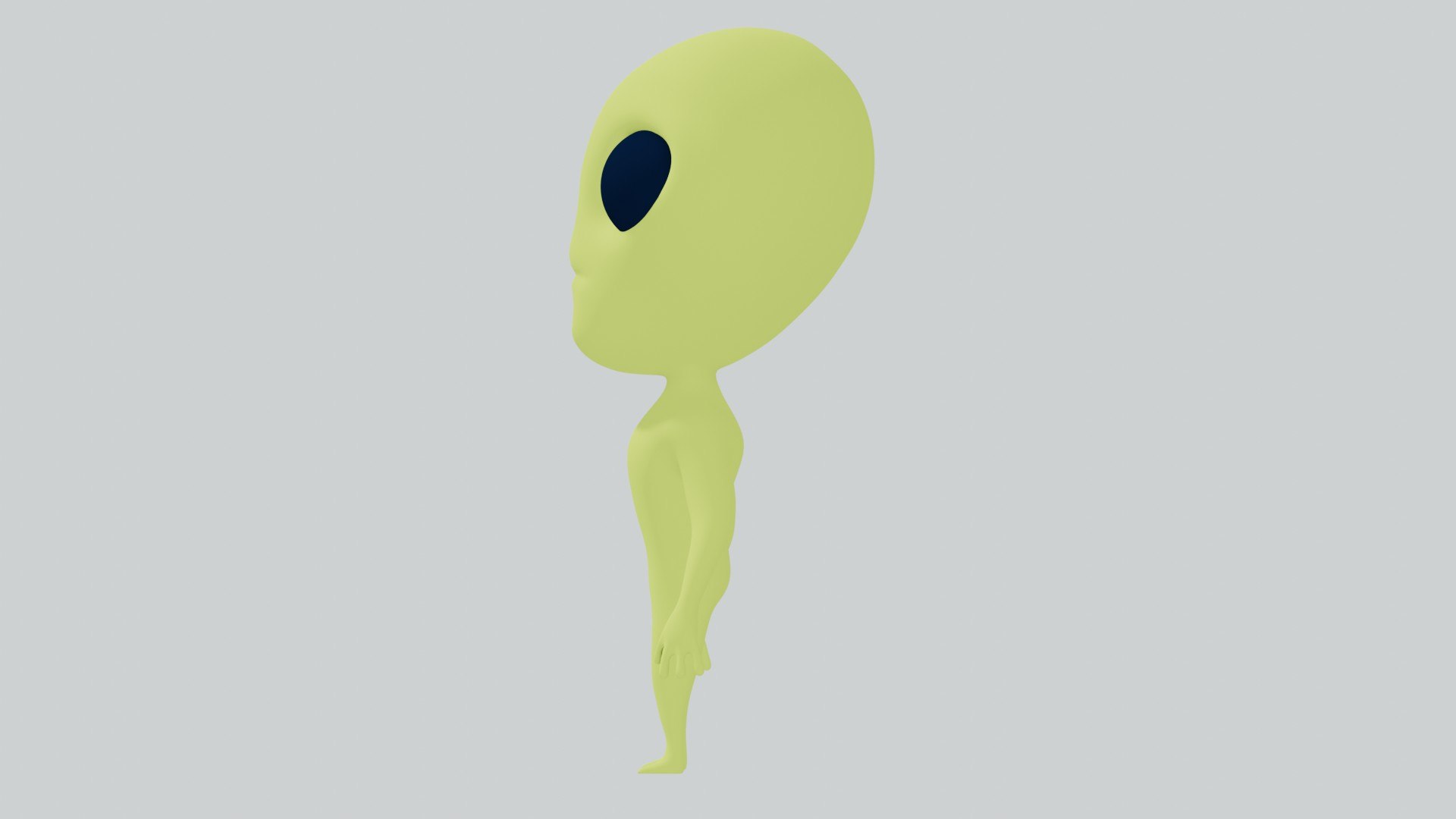 Green Alien 3D Model - TurboSquid 2084724