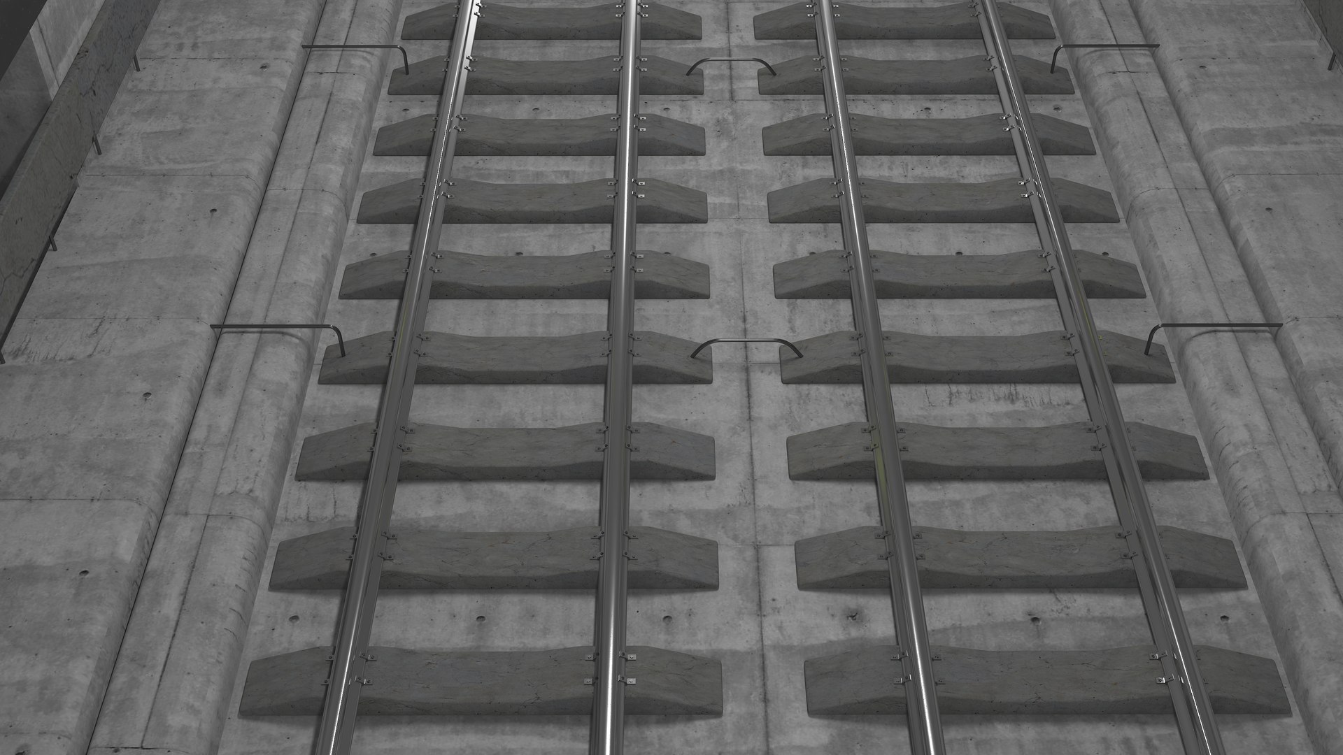 Subway Tunnel 3D Model - TurboSquid 2209767