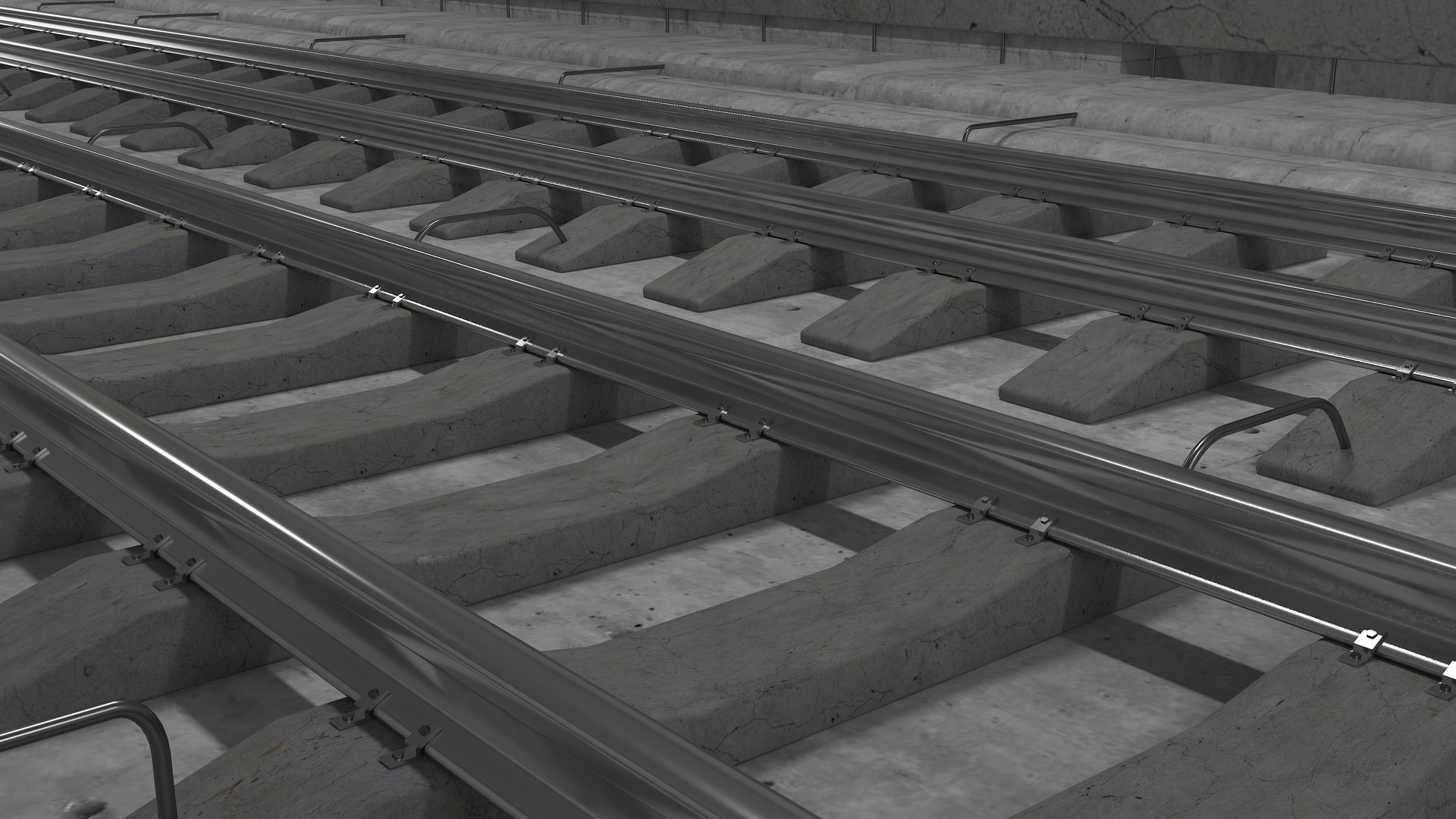 Subway Tunnel 3D Model - TurboSquid 2209767