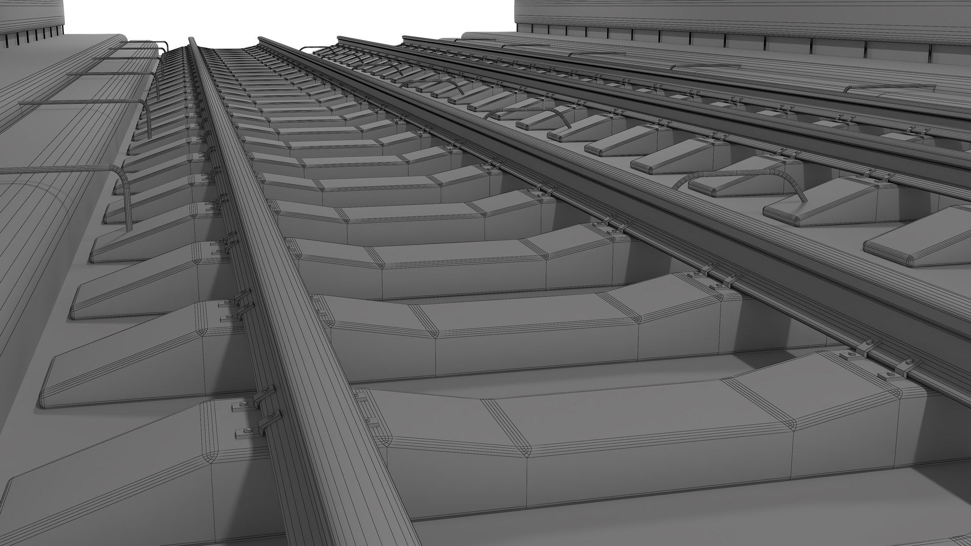 Subway Tunnel 3D Model - TurboSquid 2209767
