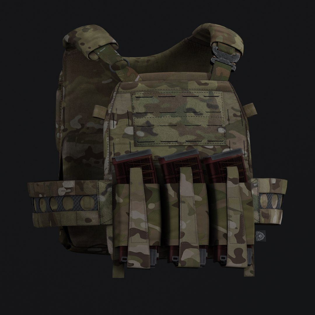 Ferro TEAR Front Flap Magazine Pouch 3D Model - TurboSquid 1946979