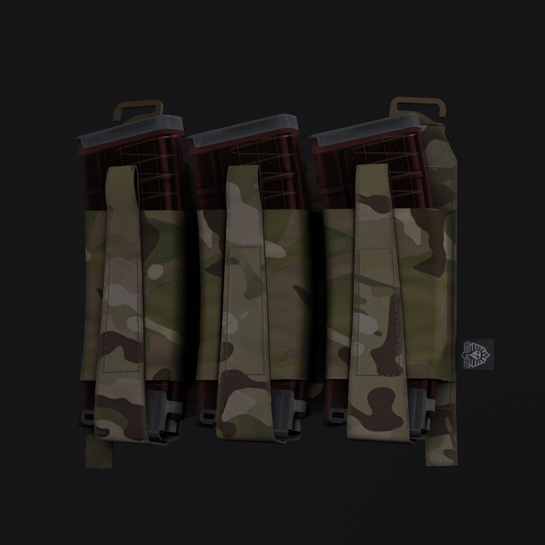 Ferro TEAR Front Flap Magazine Pouch 3D Model - TurboSquid 1946979