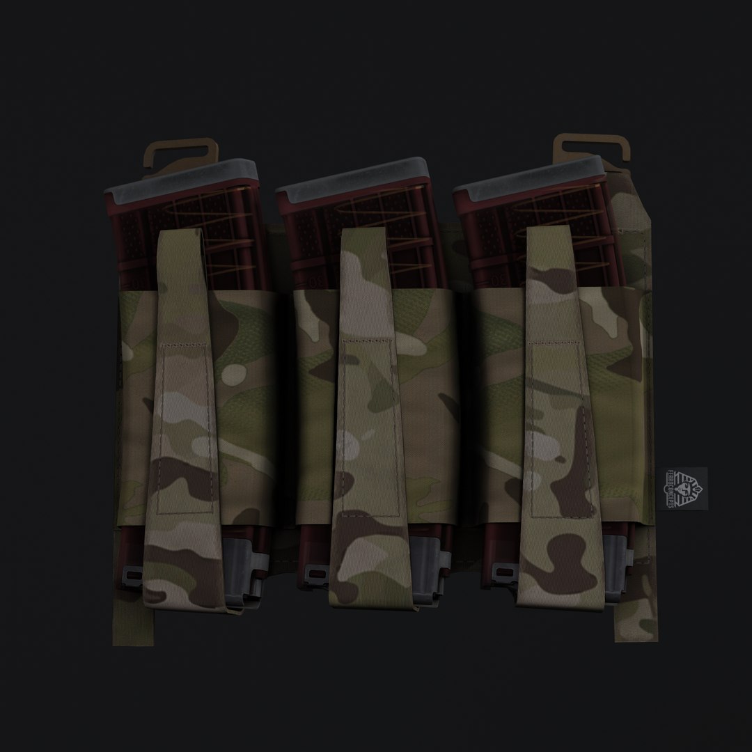 Ferro TEAR Front Flap Magazine Pouch 3D Model - TurboSquid 1946979
