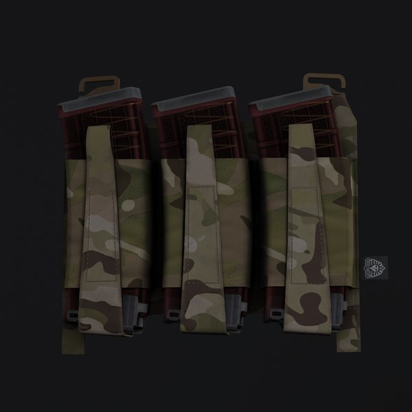 Ferro TEAR Front Flap Magazine Pouch 3D model - TurboSquid 1946979