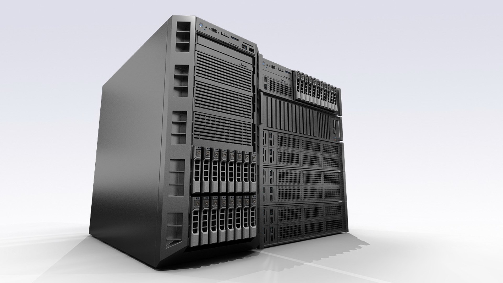 3d dell server model