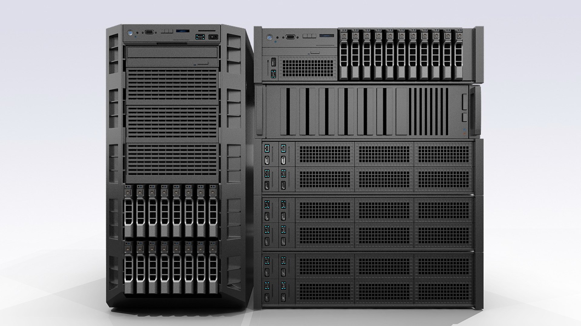 3d dell server model