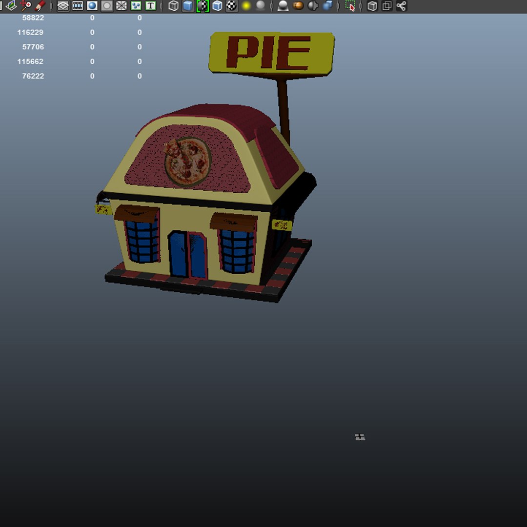 3D Pie House Model - TurboSquid 1388003