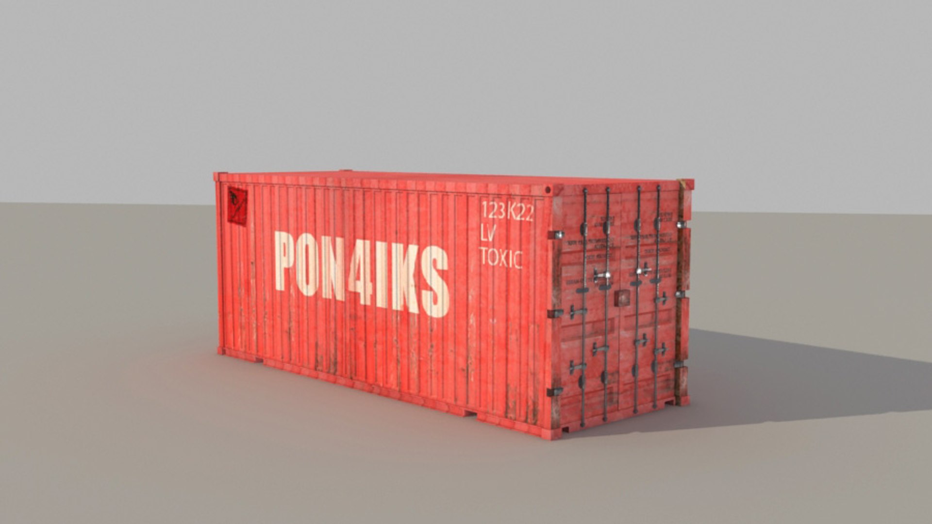 Ship Container 3d Max