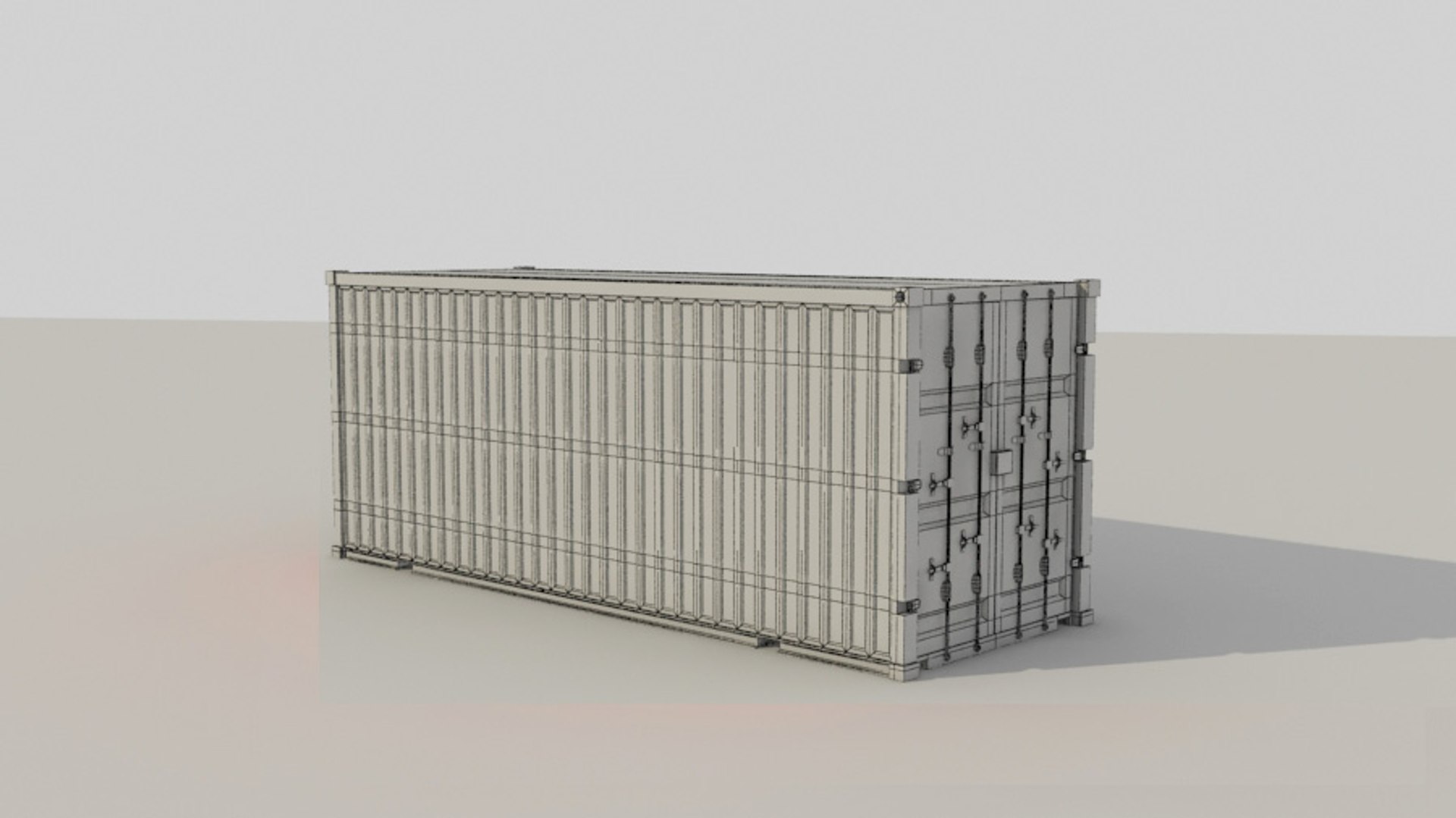 Ship Container 3d Max