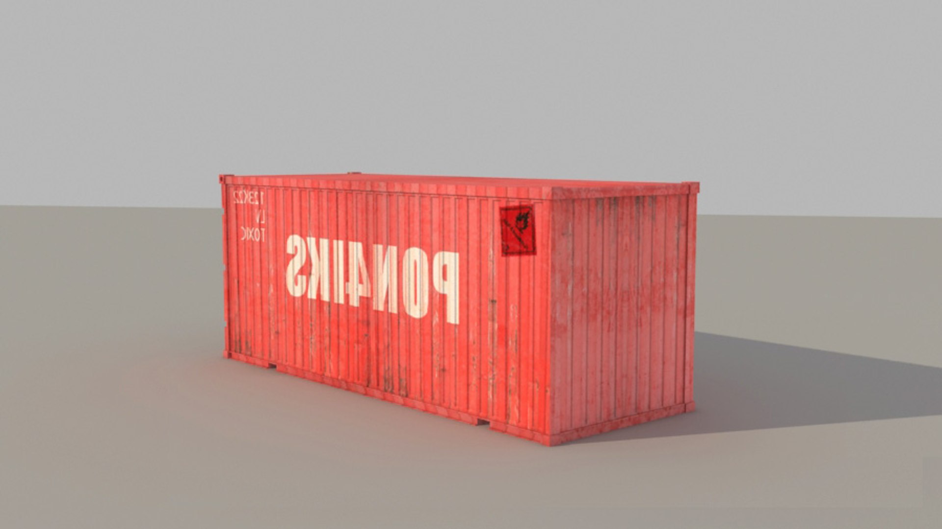 Ship Container 3d Max