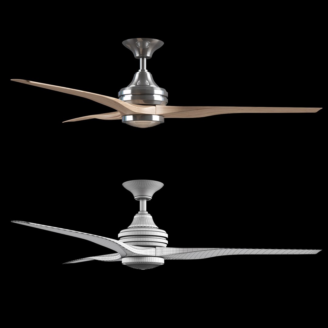 Fanimation Spitfire Ceiling Fan 3D Model - TurboSquid 1218347