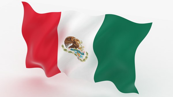 modelo 3d Bandera de México animada - TurboSquid 1616377