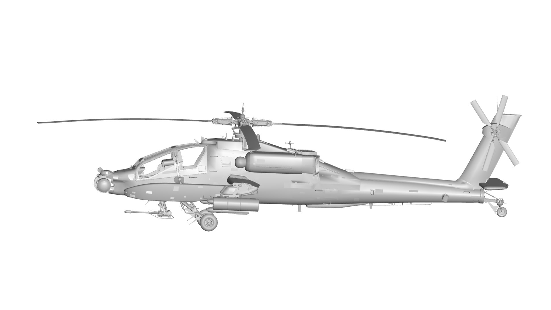 3D Boeing AH-64 Apache - TurboSquid 1985340