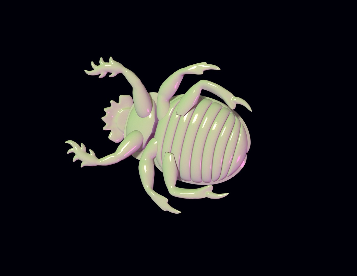 3D Scarab Beetle Toy - TurboSquid 2002040