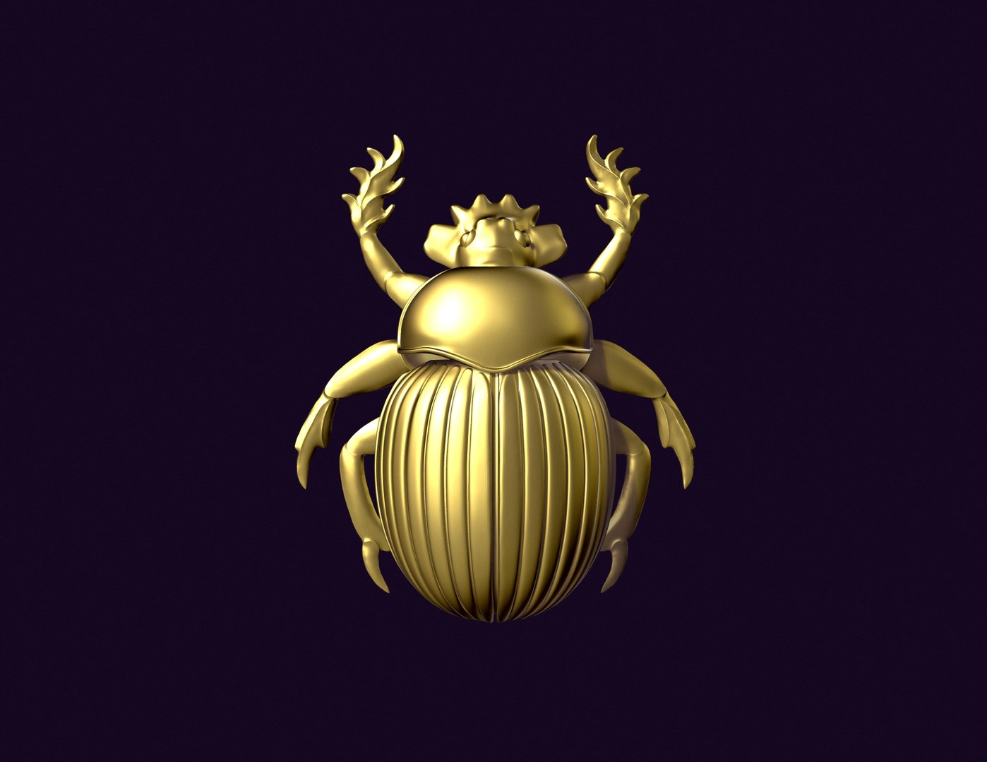 3D Scarab Beetle Toy - TurboSquid 2002040